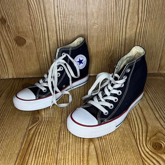 Converse | Shoes | Converse Chuck Taylor All Star Lux Hidden Heel Wedge ...